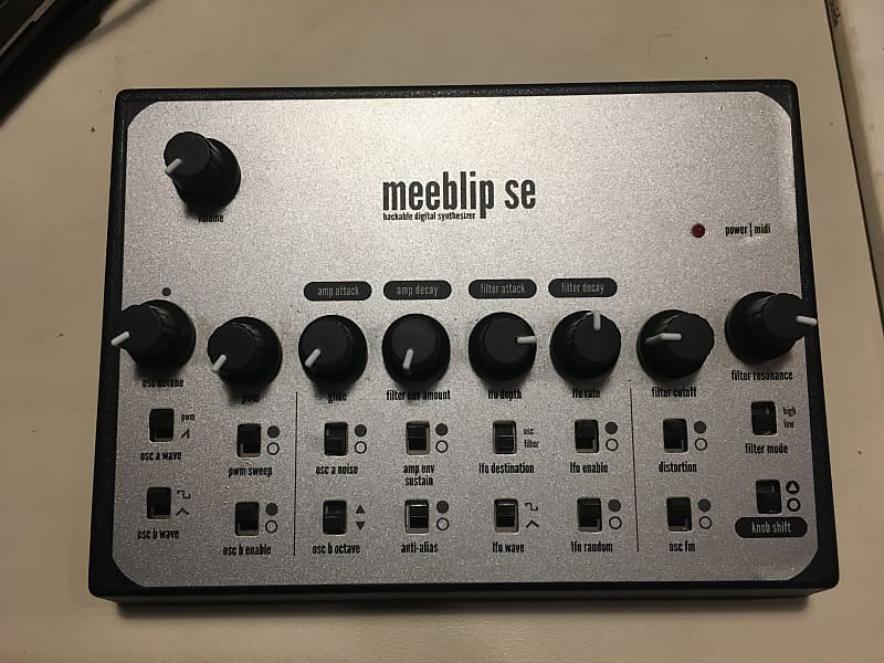 Meeblip Se monophonic synth synthesizer module | Reverb