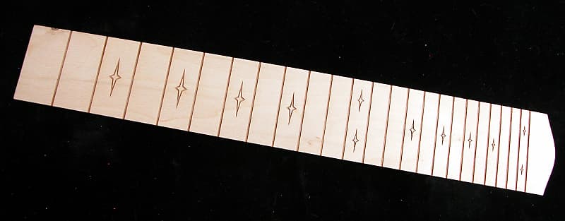 Slide Steel Lap Guitar Fretboard 24.5 Scale Laser | Reverb Australia