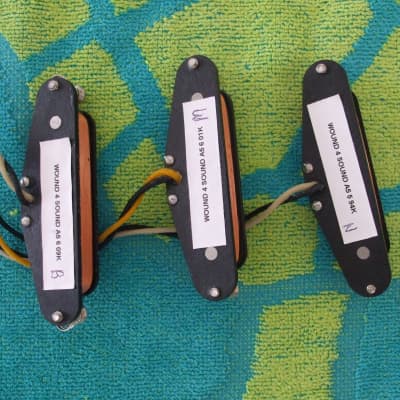 Wound 4 Sound stratocaster strat pickups set vintage specs | Reverb