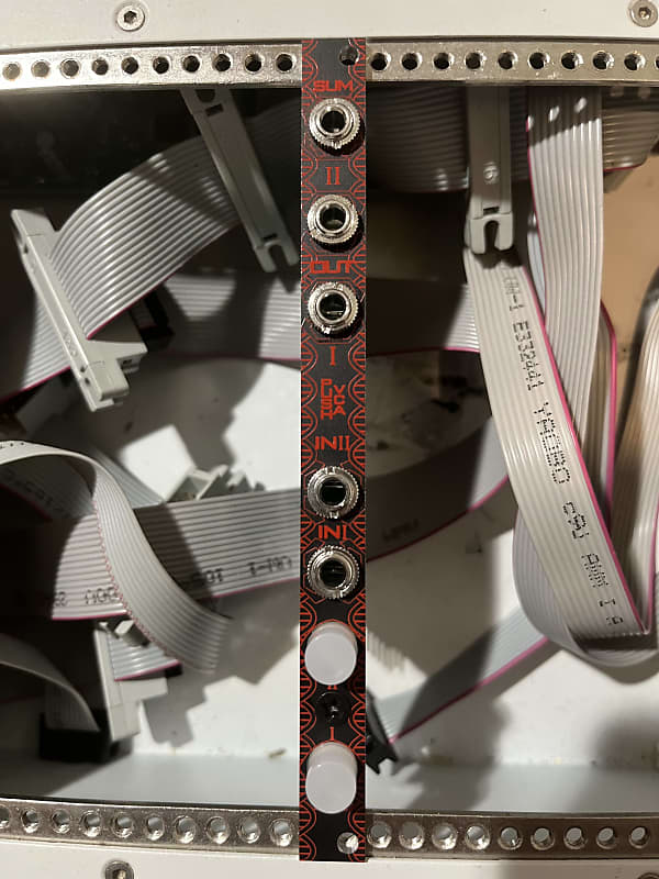 Zlob Modular Push VCA (Latching YELLOW LED buttons) Eurorack | Reverb