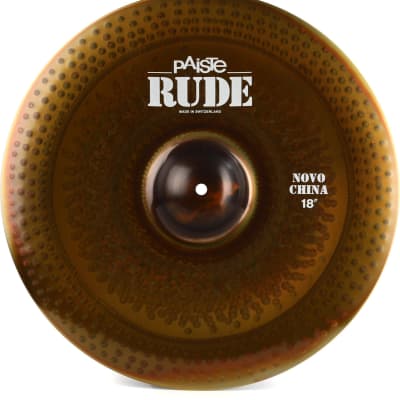 Paiste 18" RUDE Novo China Cymbal | Reverb