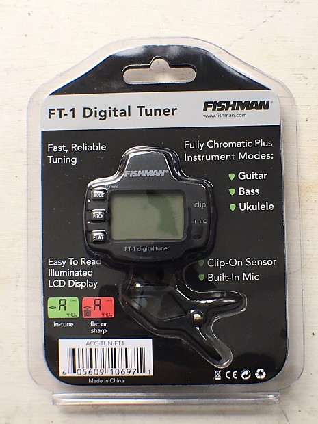 Fishman FT-1 Digital Clip-On Tuner | Reverb
