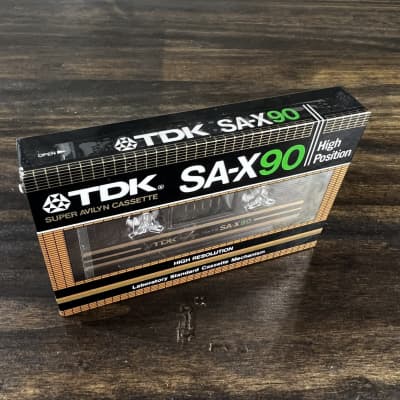 TDK SA-X 90 Cassette Tape 1982 | Reverb