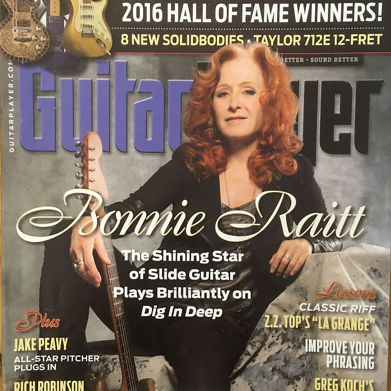 Guitar Player November 2016 Bonnie Raitt, Rich Robinson, | Reverb