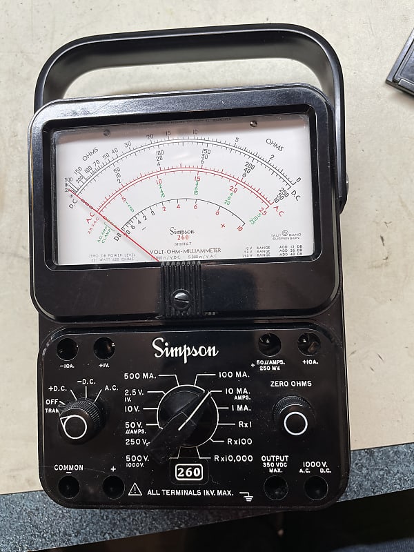 Simpson 260 Series 7 Vintage - Black | Reverb