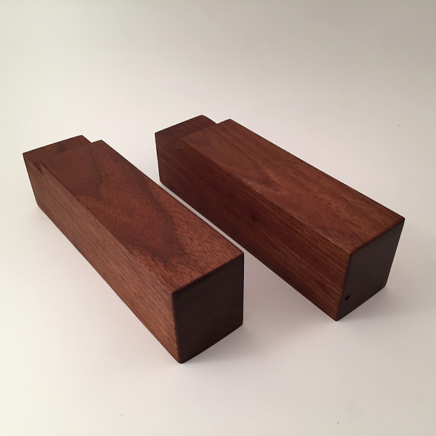 Fender Rhodes Handmade Wooden Cheek Blocks - Walnut | Reverb