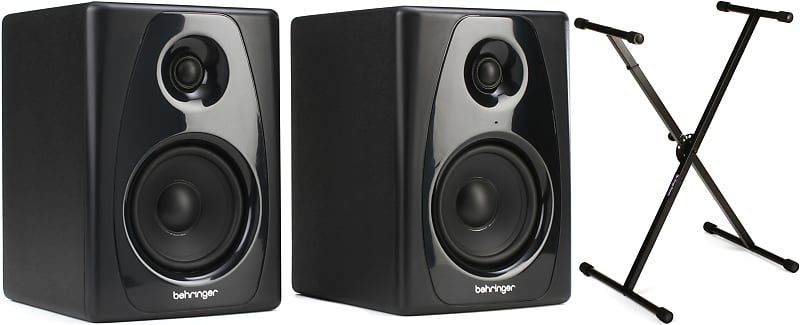Behringer Studio 50USB 5 inch Powered Studio Monitors with | Reverb
