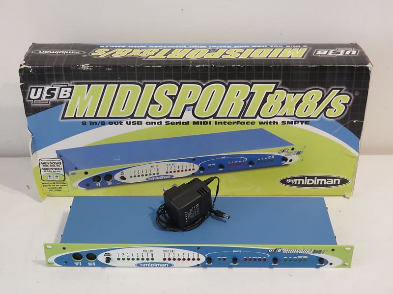 Midiman Midisport 8x8 - 8 in/8 out USB USB MIDI Interface | Reverb UK