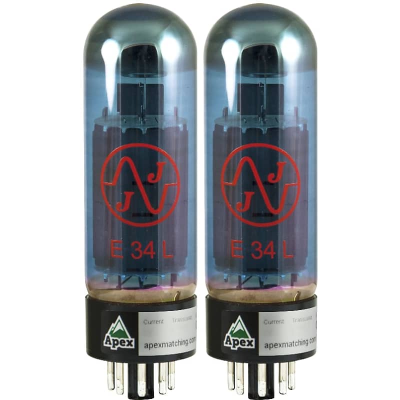 Vacuum Tube - E34L, JJ Electronics, Blue Glass, Single or | Reverb