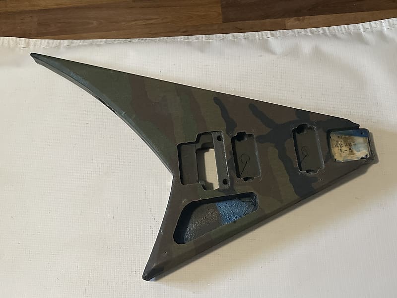 1990's MIJ Jackson RR3 RR Rhoads V Army Camouflage | Reverb Australia