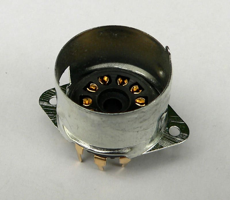 B9A skirted 9 pin Gold PCB mount Valve Socket for Marshall | Reverb