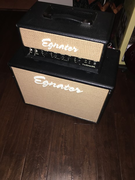 Egnater Tweaker 15 W Head & a Matching 112 cab Black | Reverb Canada