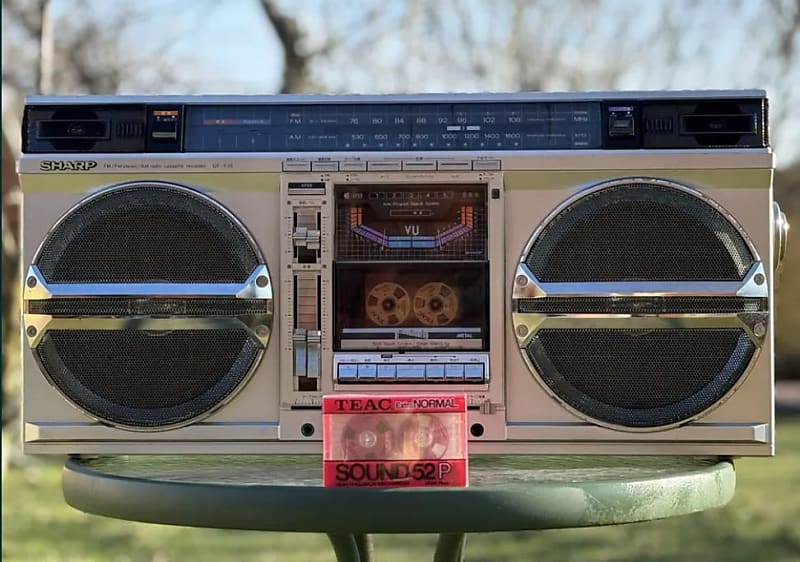 SHARP GF-535 (GF-9000) Rare Vintage Boombox Ghettoblaster | Reverb UK