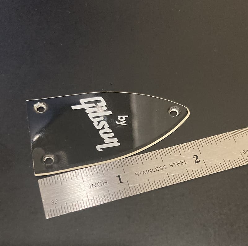 Gibson triangle truss cover black plastic 2 ply | Reverb Australia