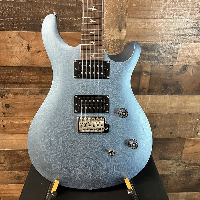PRS SE CE24 Standard Satin Electric Guitar, Ice Blue | Reverb