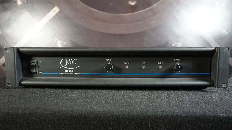 QSC MX700 Professional Stereo Amplifier | Reverb