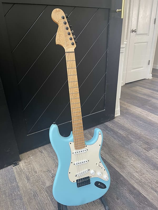 Warmoth Strat 2017 - Daphne Blue | Reverb