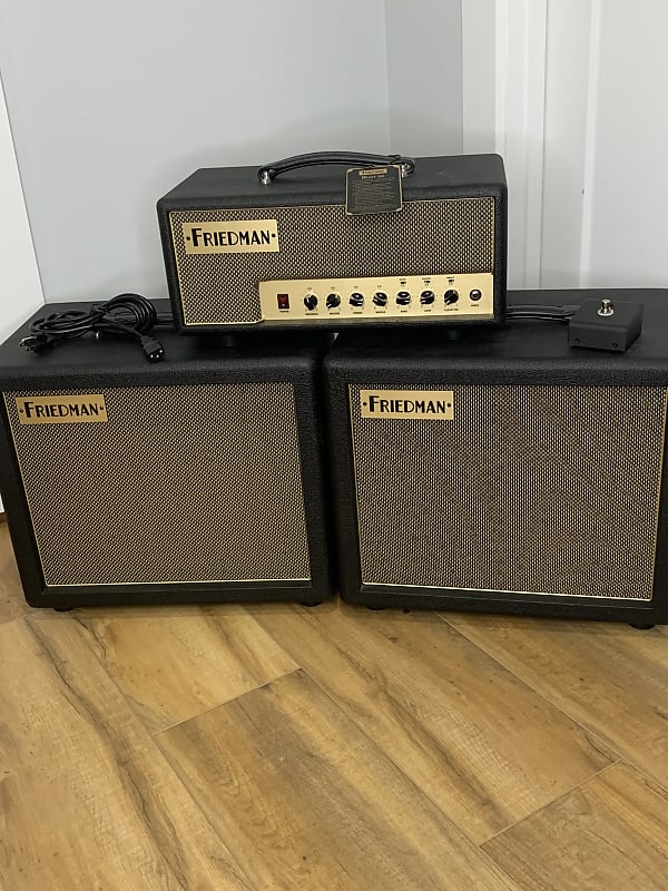 Friedman Runt 20 2-Channel 20-W Amp Head and 2- EXT 112 cabs | Reverb