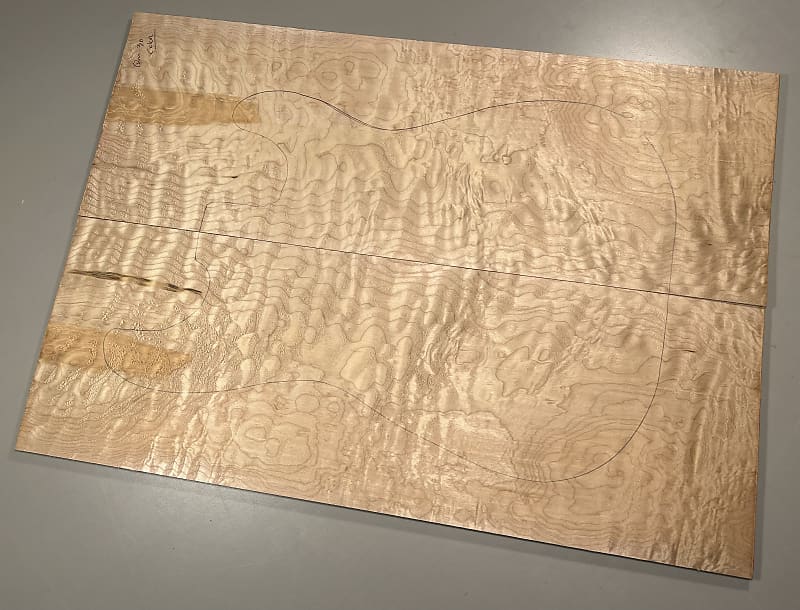 Drop Top - #8714 - 3A Grade Big Leaf Quilted Maple Color | Reverb