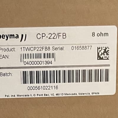 Beyma CP22FB Black CP22 Tweeter | Reverb