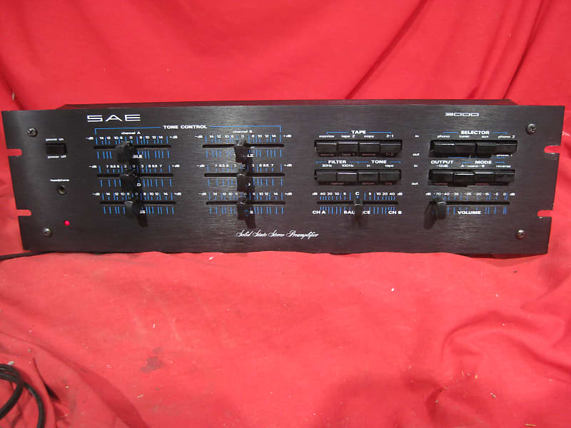 Vintage SAE 3000 Stereo Preamplifier | Reverb