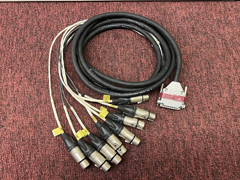 D-sub to XLRF 8-channel snake 12’ | Reverb