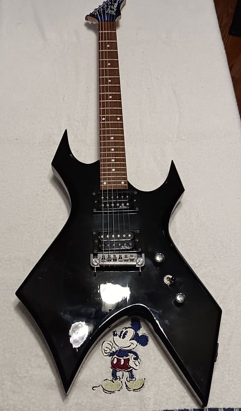 B.C. Rich Bronze Warlock - Black | Reverb