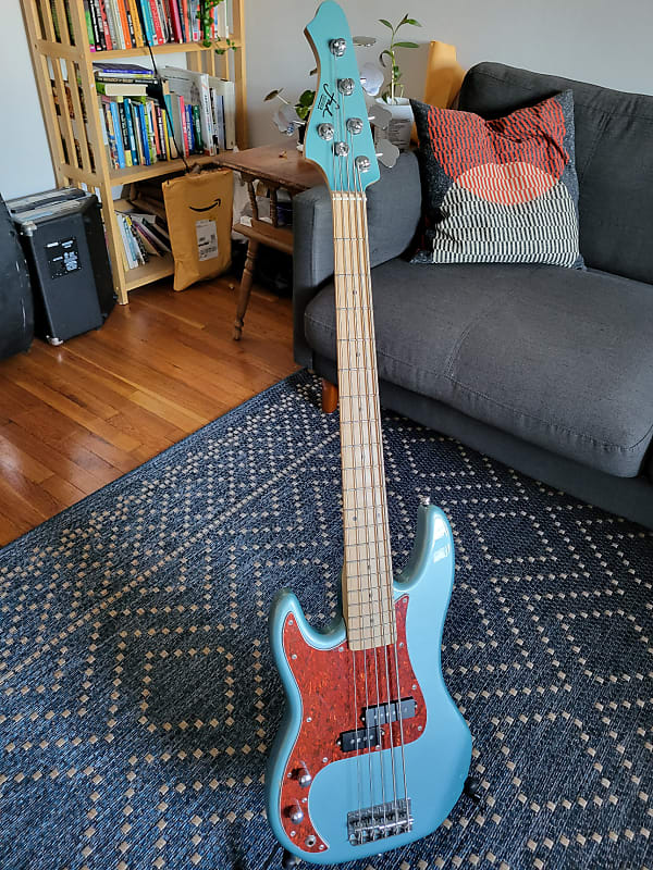 FAD bass Corona P5 Standard 2021 Pelham Blue | Reverb