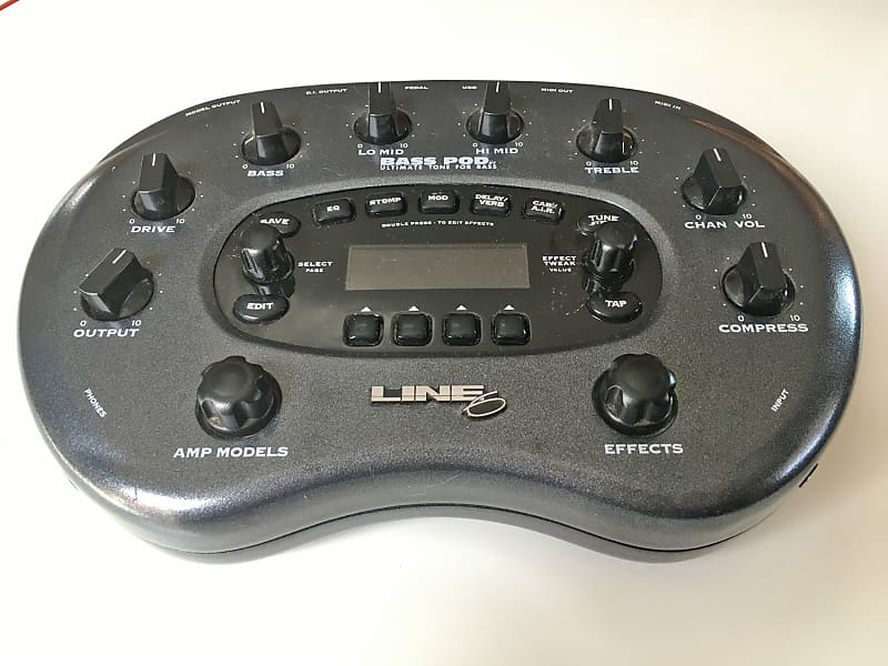 Bass POD xt Multi-Effect and Amp Modeler 2000s - Black | Reverb