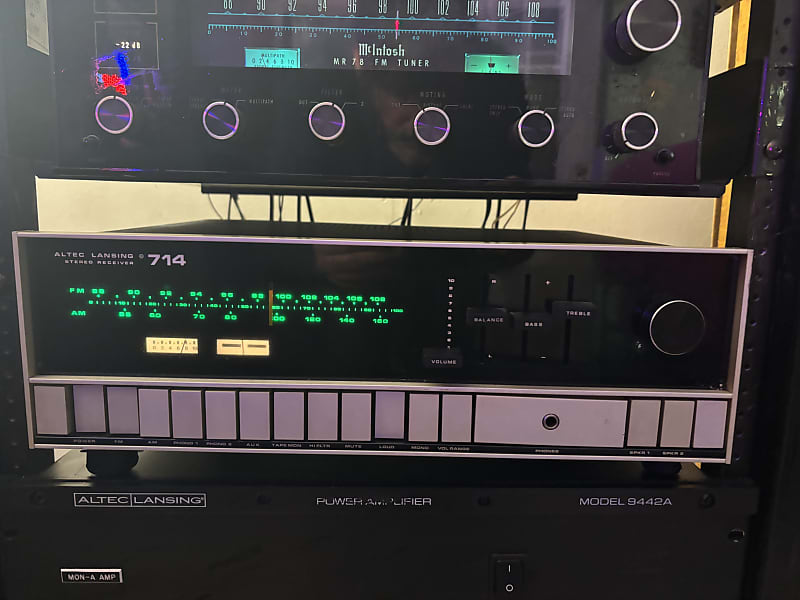 Altec Lansing 714 1970-71 - Silver | Reverb