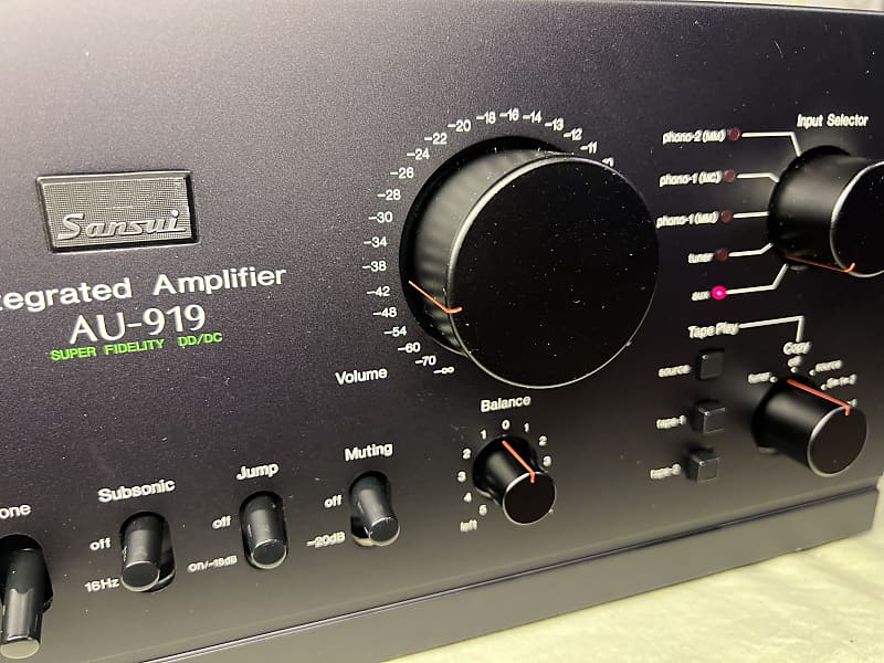 Sansui AU-919 Integrated Amplifier, Serviced & Perfect | Reverb