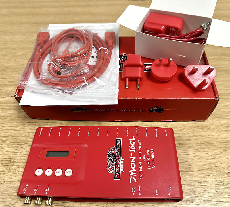Decimator Design DMON-16SL Channel Multi-Viewer HDMI Output | Reverb