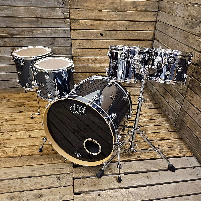 DW Drum Kit Performance Drum Workshop, Chrome Shadow USED! | Reverb UK