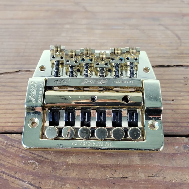1980's Kahler 2330-BR Flyer Tremolo - Brass | Reverb