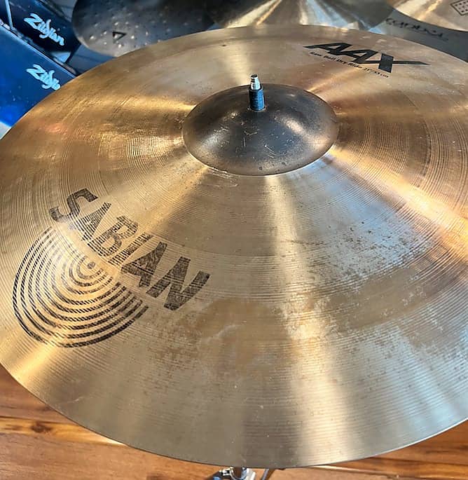 USED Sabian AAX 21” Raw Bell Dry Ride | Reverb