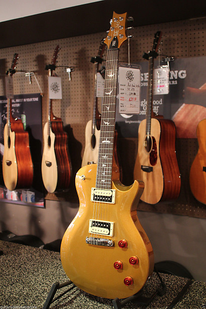 Paul Reed Smith SE 245 Gold Top Metallic! Like Winning Gold! | Reverb