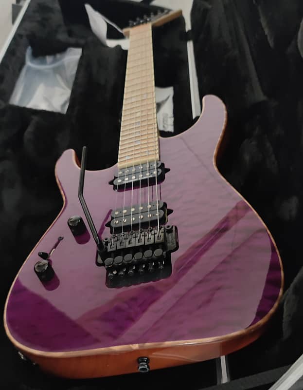 Jackson Custom Shop USA DK1 Lefthand 2017 - Trans Purple | Reverb UK