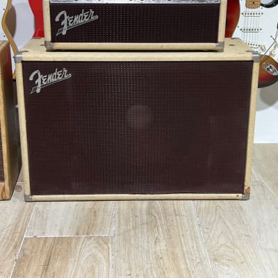 Fender Bassman Piggyback Amp 1962 - ultra rare in White Tolex | Reverb
