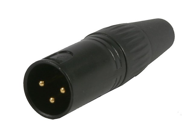 SuperFlex GOLD XLR Male Connector Plug SFC-XLRM | Reverb