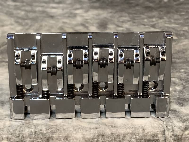 Six String Bass Roller Bridge Chrome 6 | Reverb