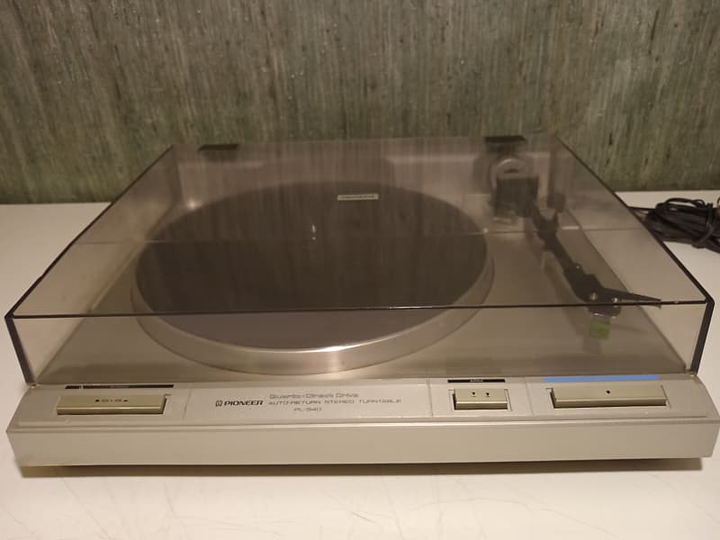 Pioneer PL-S40 Auto-return Turntable 80s Vintage Japan Silver | Reverb