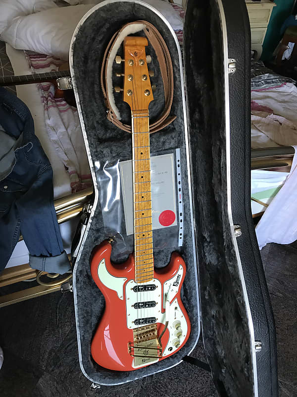 Burns Legend Custom DeLuxe 1998 - Rot | Reverb UK