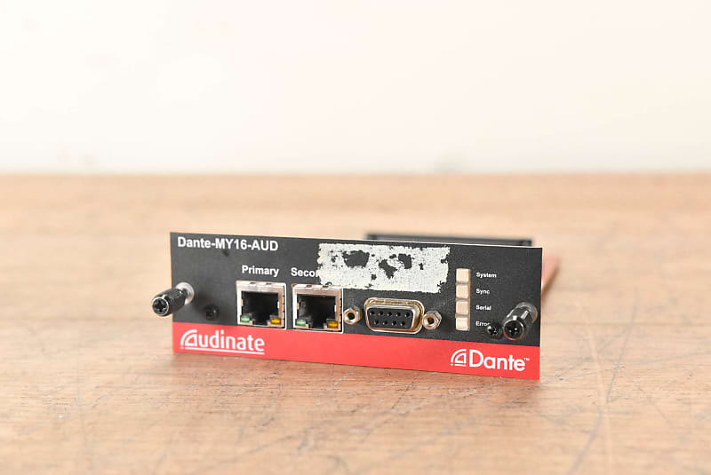 Audinate Dante-MY16-AUD 16-Channel Dante Network I/O Card | Reverb