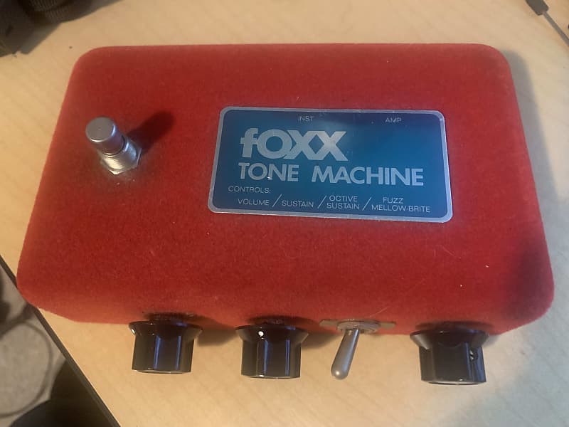 Foxx Tone Machine Fuzz, early 1970s - Red Velvet | Reverb