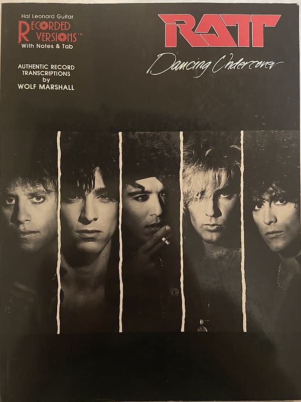 Ratt - Dancing Undercover - Guitar Tab / Tablature Book | Reverb