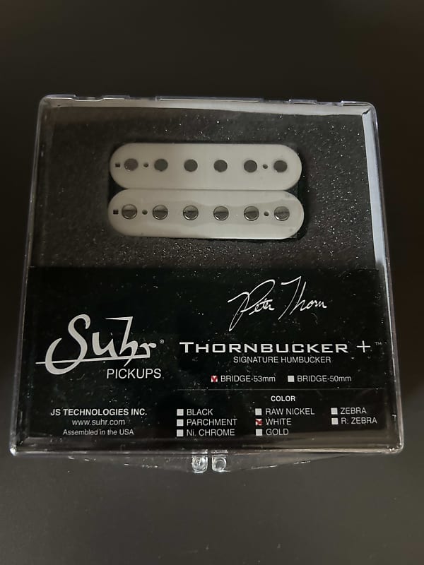 Suhr Pete Thorn Thornbucker+ Bridge 53mm - White | Reverb