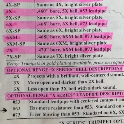 Benge 3X+ MLP - Original Benge Case in Excellent Condition - | Reverb