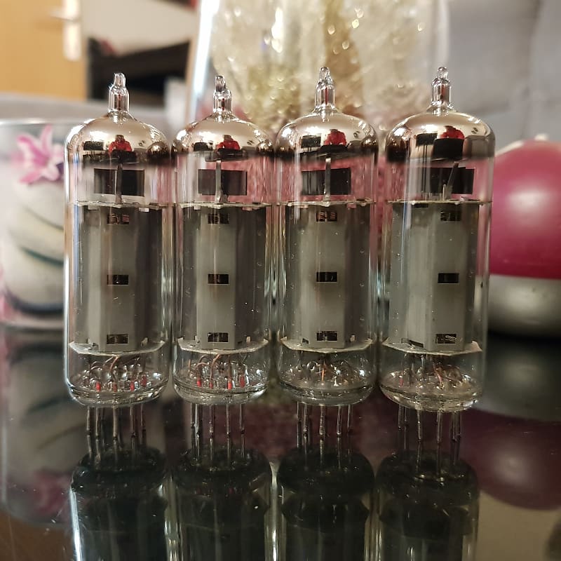 EL84 6BQ5 CCCP Welded plate,bottom code,matched quad,NOS | Reverb