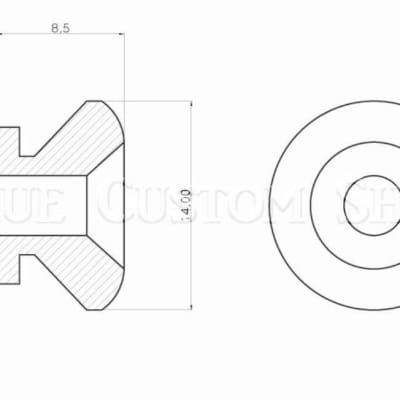 True Custom Shop® Chrome Strap Buttons for Gibson Les Paul | Reverb