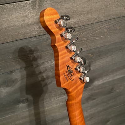 G&L USA Custom Shop Legacy HH RMC Akoume w/ Maple Top | Reverb